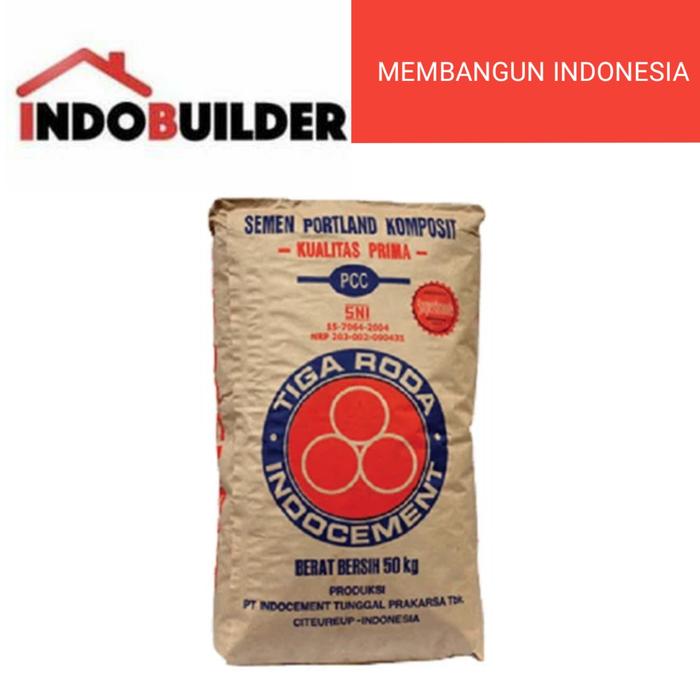 Jual SEMEN TIGA RODA 50 KG SAK INDOCEMENT PORTLAND CEMENT - Kab ...