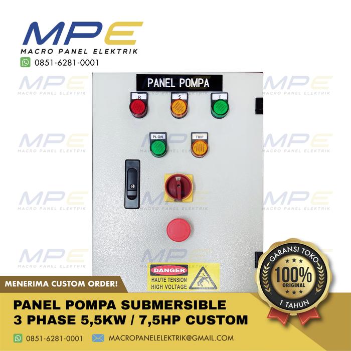 Jual Panel Pompa 3 Phase 7,5 HP Custom - Jakarta Pusat - MACRO PANEL ...