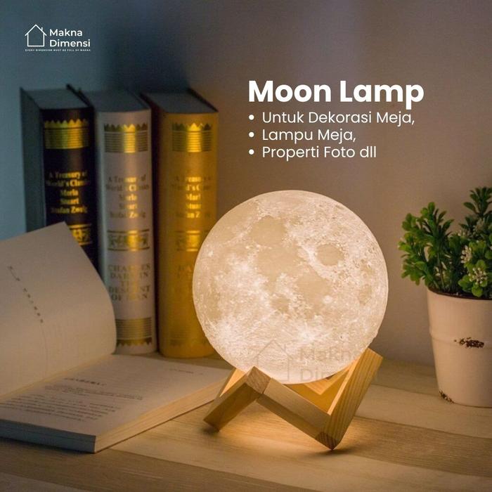 Jual Lampu tidur moon MAKNA DIMENSI lampu tidur bulan lampu bulan ...