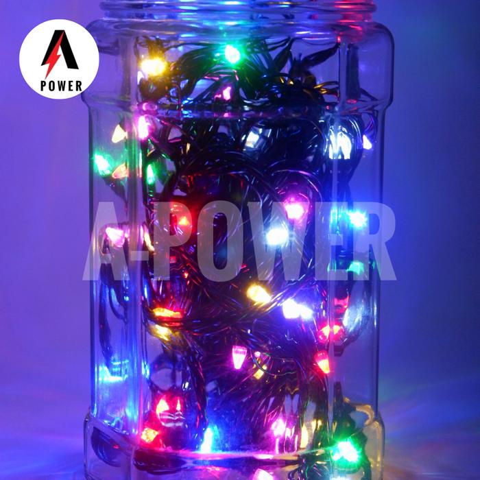 Jual Lampu LED Natal / Tumblr - Kabel Hitam (RGB / Warna-Warni ...