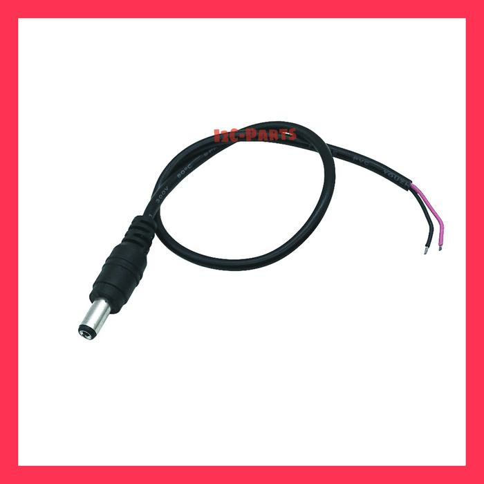 Jual Kabel Jack DC Male Buntung Power Cable CCTV Arduino Adaptor 30cm ...