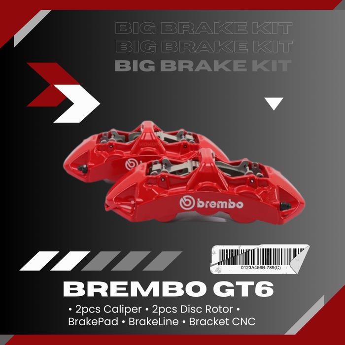 Jual Brembo GT6 Innova Fortuner Pajero bbk 6 pot - Kota Surabaya - fr ...