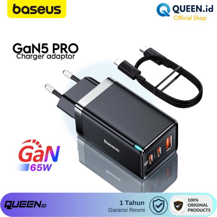 Jual Baseus GaN5 PRO Charger Adaptor 65W USB C PD QC Fast Charging AFC GaN - Kab. Tangerang ...