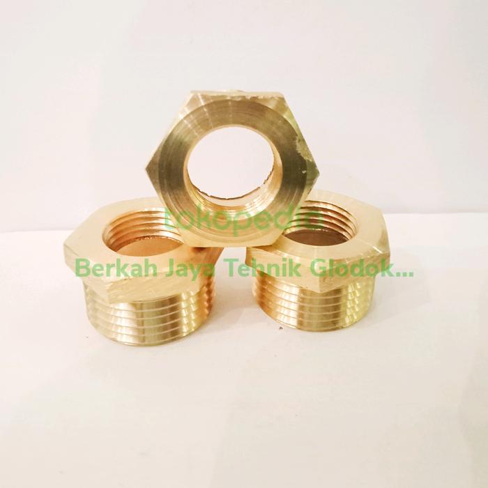 Jual Vlok Ring kuningan Drat dalam 1/2" x Drat Luar 1" - Jakarta Barat ...
