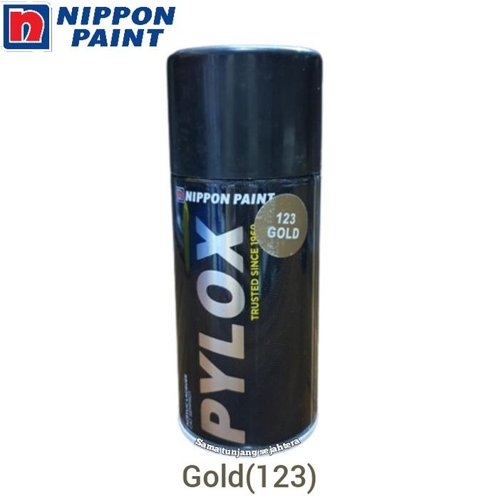 Jual PYLOX - CAT SPRAY SEMPROT NIPPON PAINT PILOK 300 CC - GOLD (123 ...