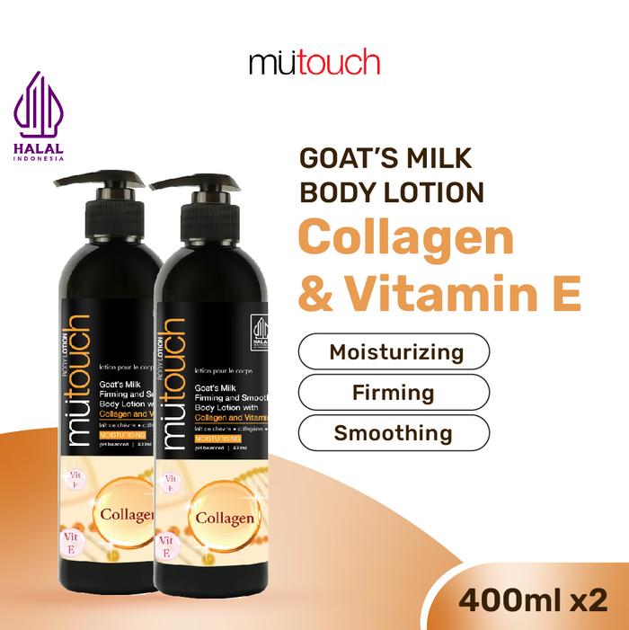 Promo Mutouch Body Lotion COLLAGEN 400ml - Twin pack (2pcs) - Jakarta ...