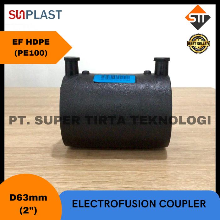 Jual Electro Fusion (EF) Coupler Fittings HDPE SDR11 PN16 - D63mm (2 ...