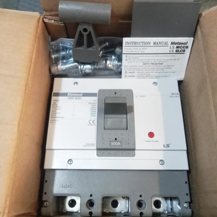 Jual MCCB LS ABS 803c 3p 500A original - Kota Bandung - Sampurna Electric | Tokopedia