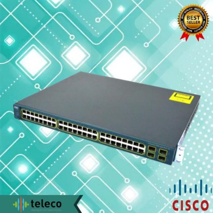 Jual Cisco Catalyst switch 3560 48Port WS-C3560-48TS-E - Kab. Bogor - DScomp | Tokopedia