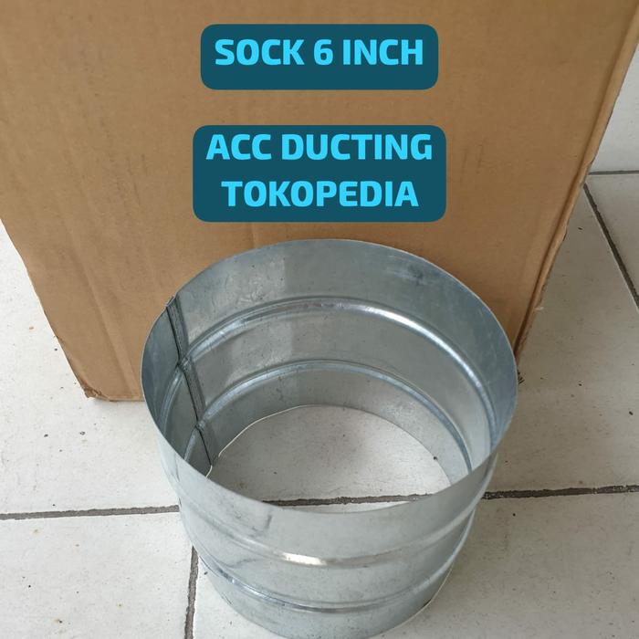 Jual SOCK 6 INCH / SOK DUCTING / SAMBUNGAN FLEXIBLE DUCT (D 15CM ...