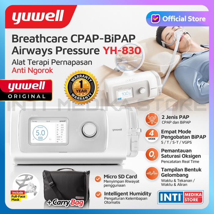 Promo YUWELL - CPAP BiPAP Sleep Apnea Breath Theraphy YH830 | Anti Ngorok Cicil 0% 3x - Kota ...
