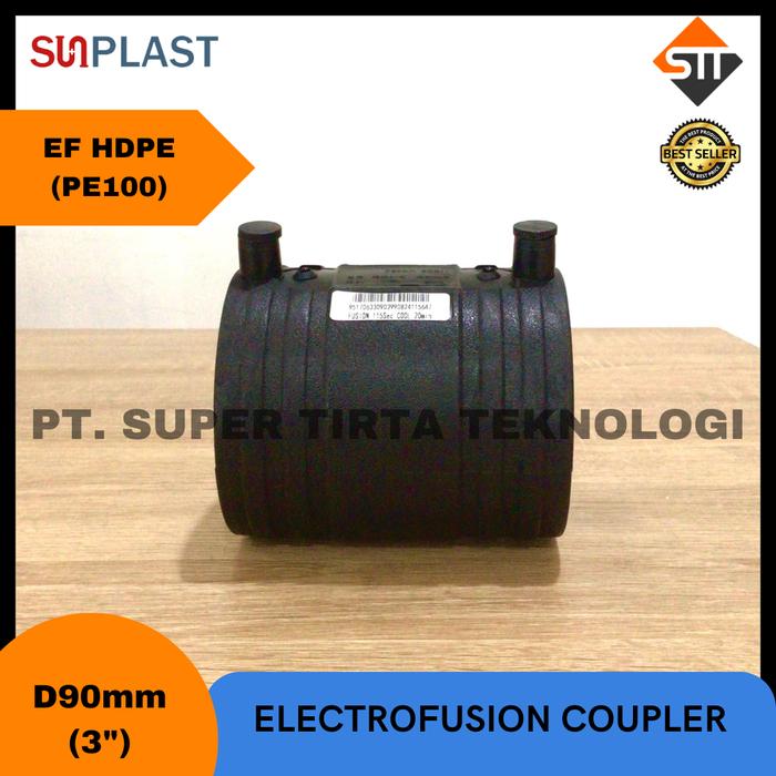 Jual Electro Fusion (EF) Coupler Fittings HDPE SDR11 PN16 - D90mm (3 ...