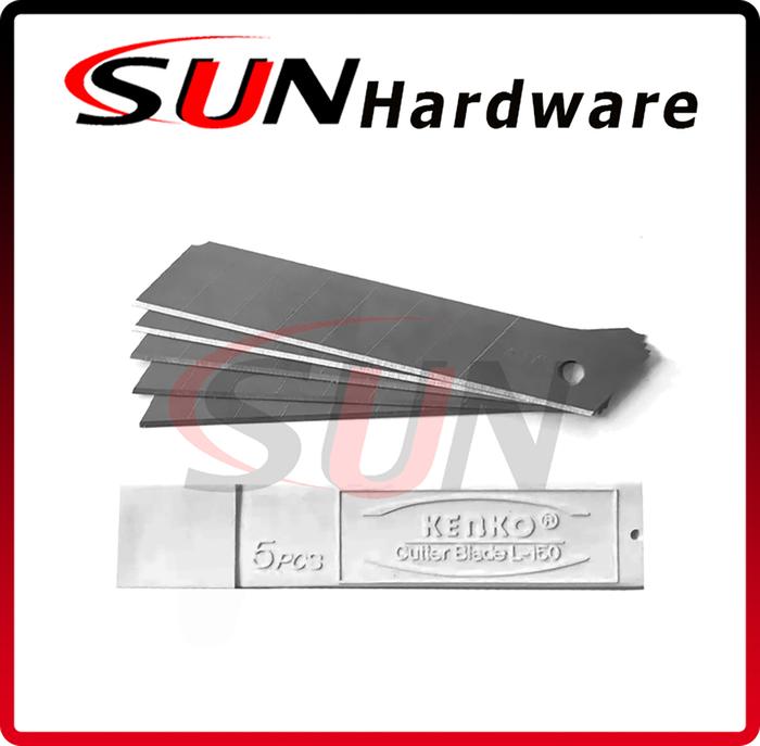 Jual Isi Cutter Kenko L 150 Isi 5 Pcs Refil Pisau Cuter Kater Besar ...