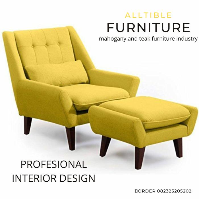 Jual Set sofa single/Sofa santai warna biru/Kursi santai /sofa ...