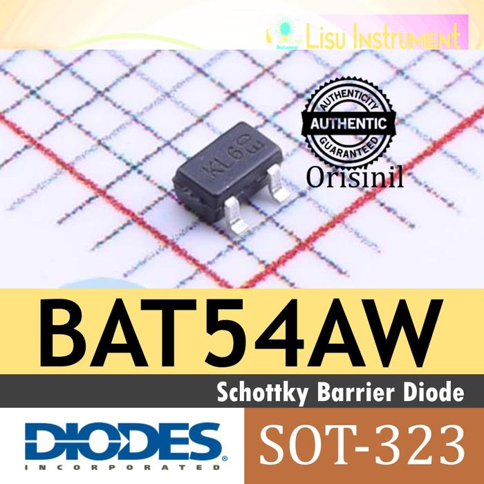Jual BAT54AW KL6 Schottky Barrier Diode SBD SOT-323 Original Diodes - Kota Depok - Lisu ...