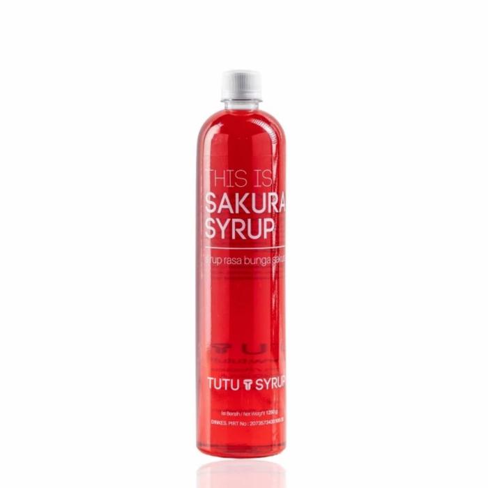 Jual Tutu Flavors Sakura Syrup 1000ml - Sirup rasa bunga sakura ...