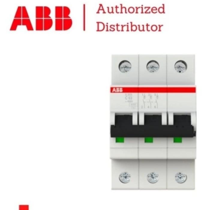 Jual MCB 3P 40A ABB SH203 C40 Miniature Circuit Breaker - Kota Surabaya ...