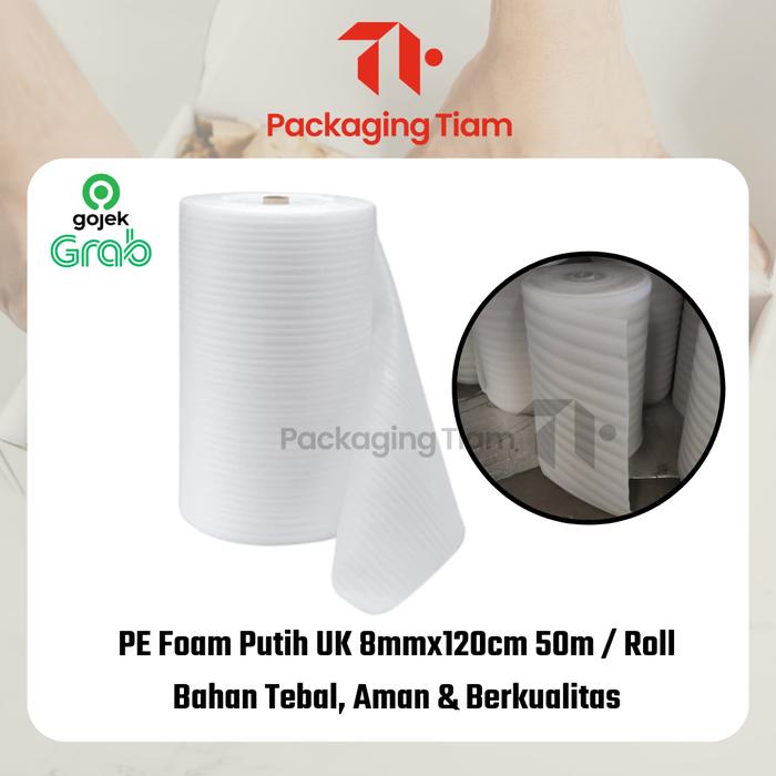 Jual PE FOAM SHEET TEBAL 8mm x120cm x 50m Meter PER ROLL HARGA PABRIK - Kab. Tangerang ...