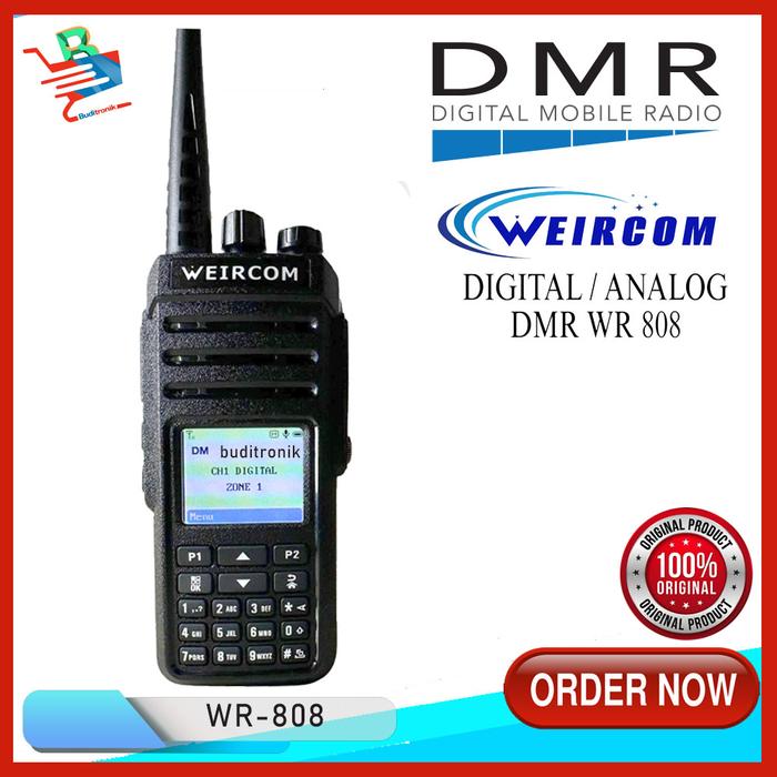 Jual Weircom DMR Wr-808 Radio Ht Digital Analog Vhf 10W Asli - Jakarta ...