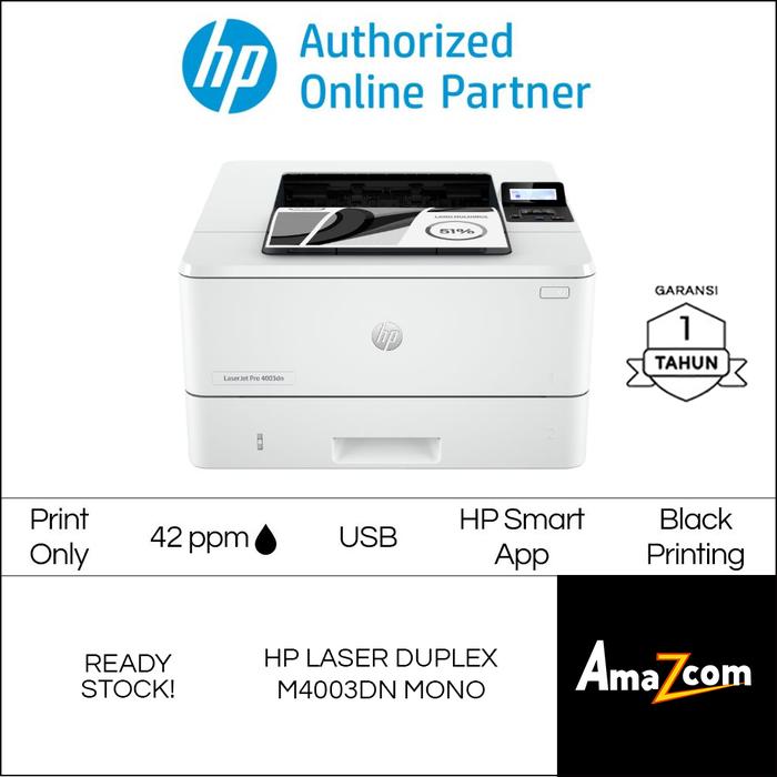 Promo Printer HP Laserjet Pro M4003DN Monochrome 4003DN - Duplex Cicil 0% 3x - Jakarta Pusat ...