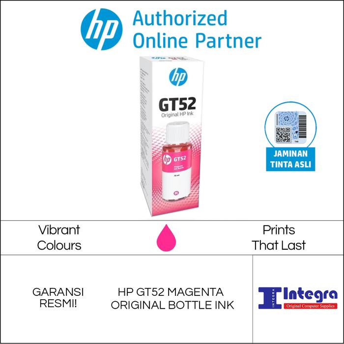 Jual Tinta HP GT52 | GT 52 Colour 1 Set Original Ink Advantage ( Cyan ...