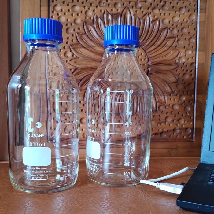 Jual Laboratory Bottle 1000 ml / Botol laboratorium / Lab Botol DURAN 1 ...