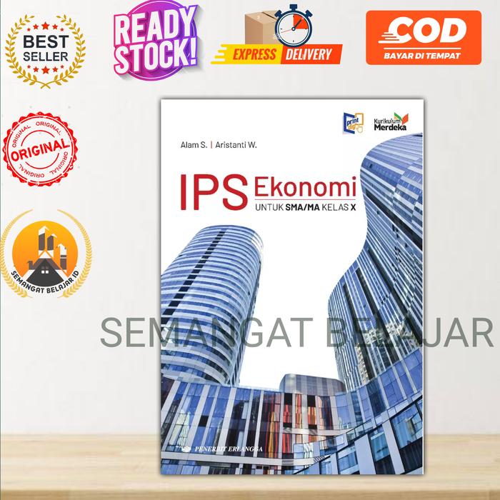 Jual Buku Ips Ekonomi Kelas X/10 Sma/Ma Kurikulum Merdeka Penerbit Erlangga - Kota Bandung ...