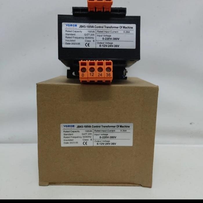 Jual Chint Transformer Trafo Step Down 100VA In 380V 220V Out 36V 24V ...
