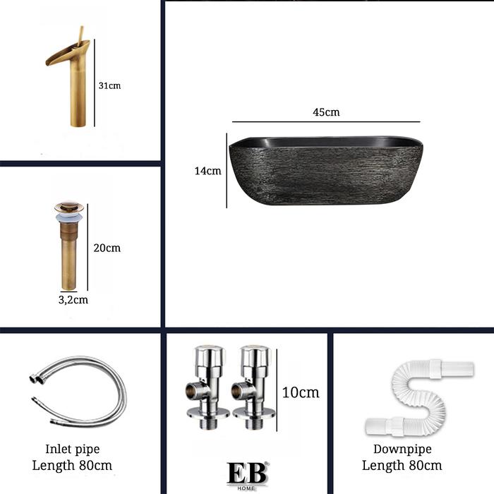 Jual Wastafel Cuci Tangan Keramik / Ceramic Hand Wash Basin 414/2-5 - 2 ...