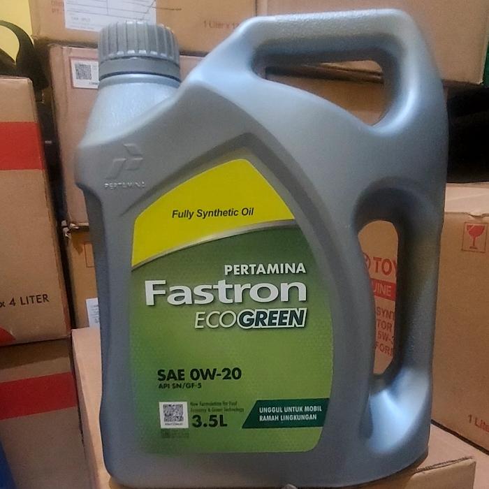 Jual Oli Mobil PERTAMINA FASTRON ECO GREEN SAE OW-20 API SN/GF-5 3.5 L ...