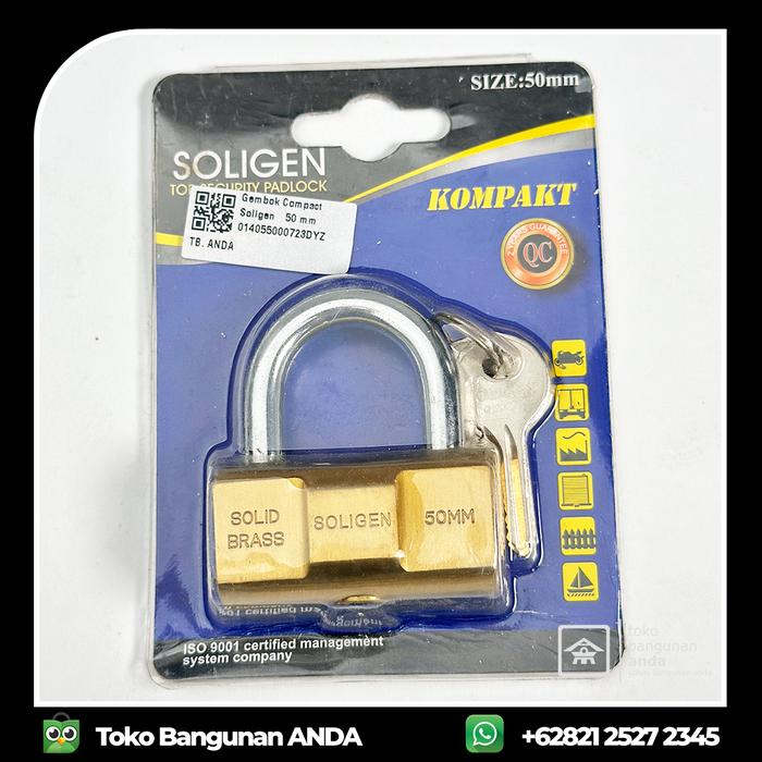 Jual GEMBOK COMPACT SOLIGEN 50mm - Kota Semarang - Toko Bangunan ANDA ...