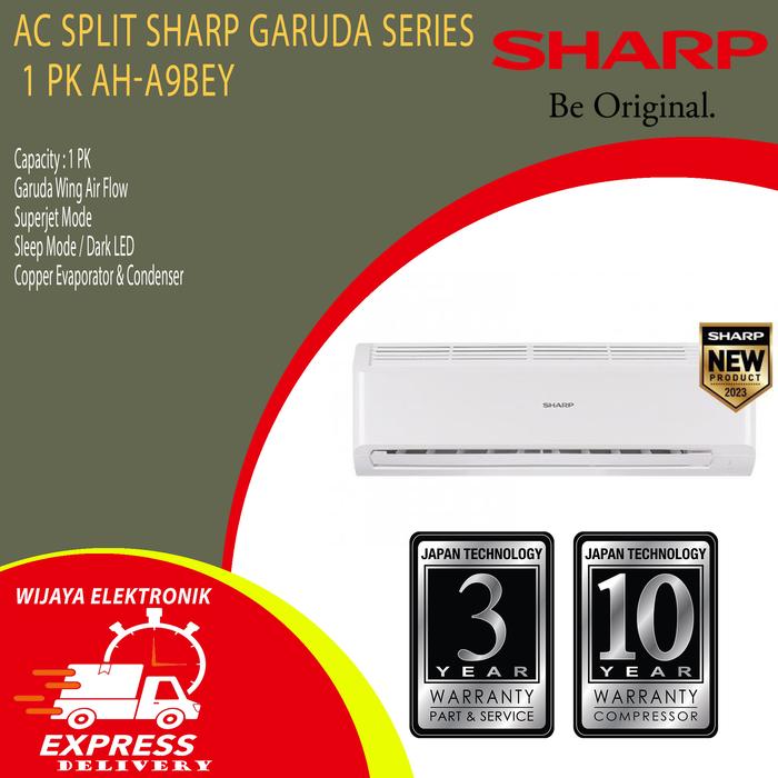 Promo AC Sharp 1 PK AH-A9BEY Garuda Series Sharp AHA9BEY 1 PK Sharp 9BEY Cicil 0% 3x - Kota ...