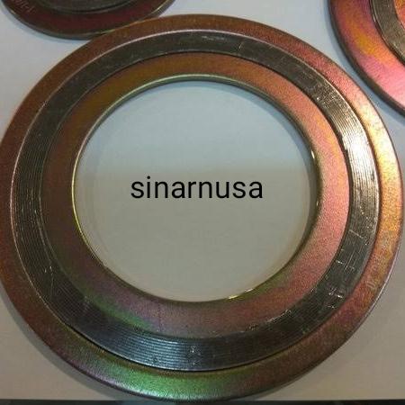 Jual Spiral Wound Gasket SWG Ansi 600 Besi 4 " inchi Carbon Steel ...