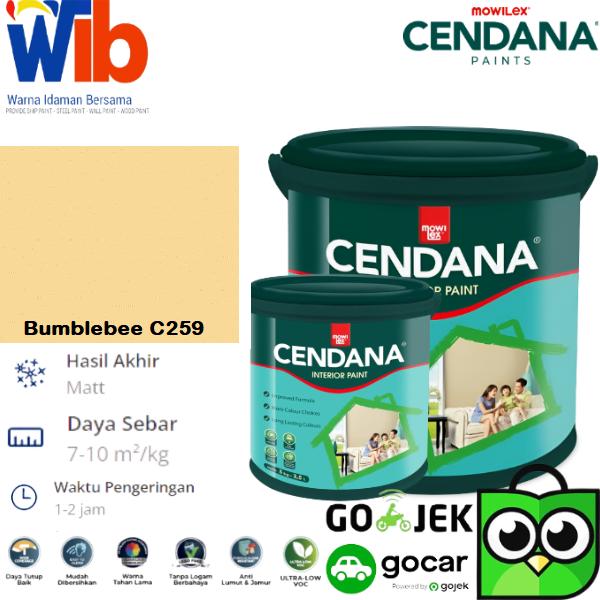 Jual CAT TEMBOK MOWILEX INTERIOR CENDANA 25KG - Bumblebee C259 - Kota Bekasi - Warna Idaman ...