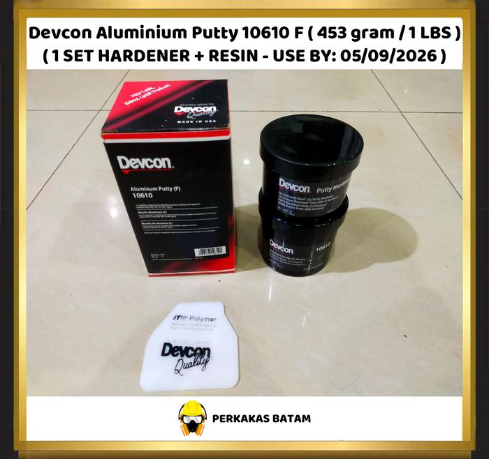 Jual Devcon Alumunium Putty 10610 F Devcon (F) (1LBS) HARDENER RESIN ...