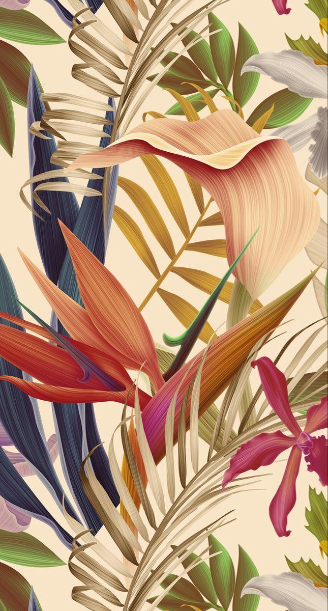 Jual wallpaper custom ukuran bunga murall - Kota Bandung - Goedang ...