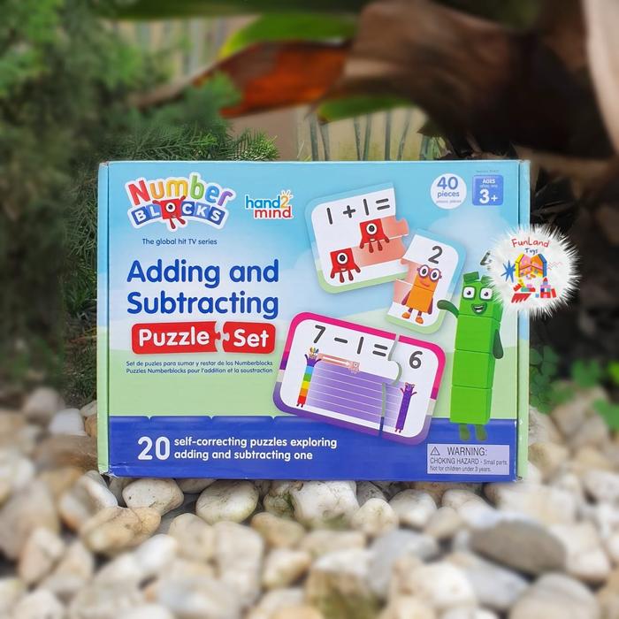 Jual hand2mind Numberblocks Adding and Subtracting Puzzle Set - Kota Medan - funlandtoys | Tokopedia