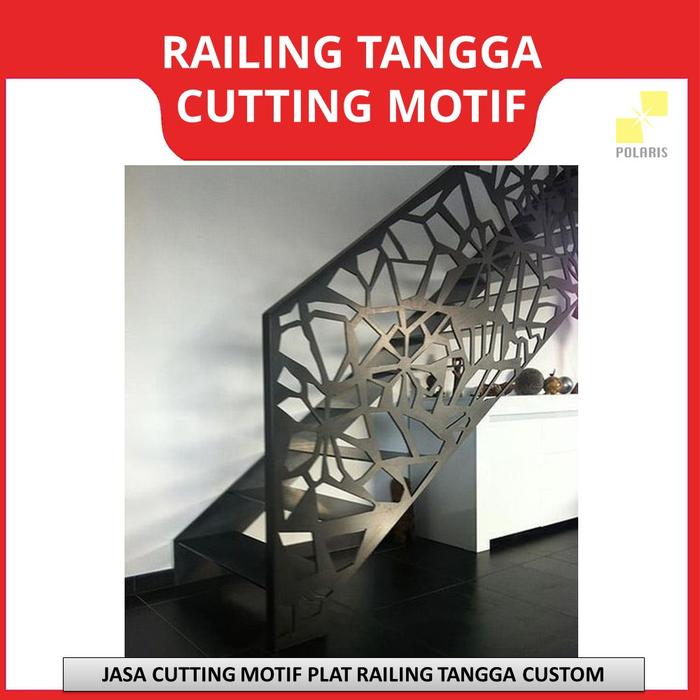 Jual RAILING TANGGA CUTTING MOTIF - CUSTOM PLAT ORNAMEN TANGGA/BALKON ...