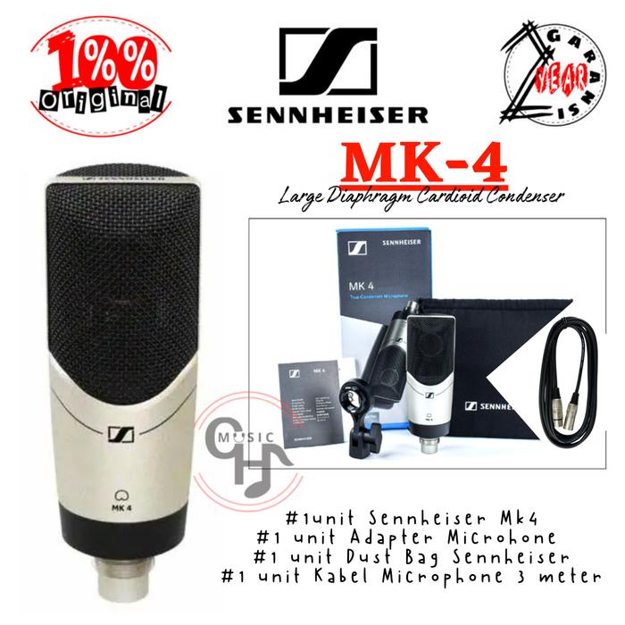 Jual sennheiser mk4 mk 4 microphone mic condenser - Jakarta Pusat - CH ...