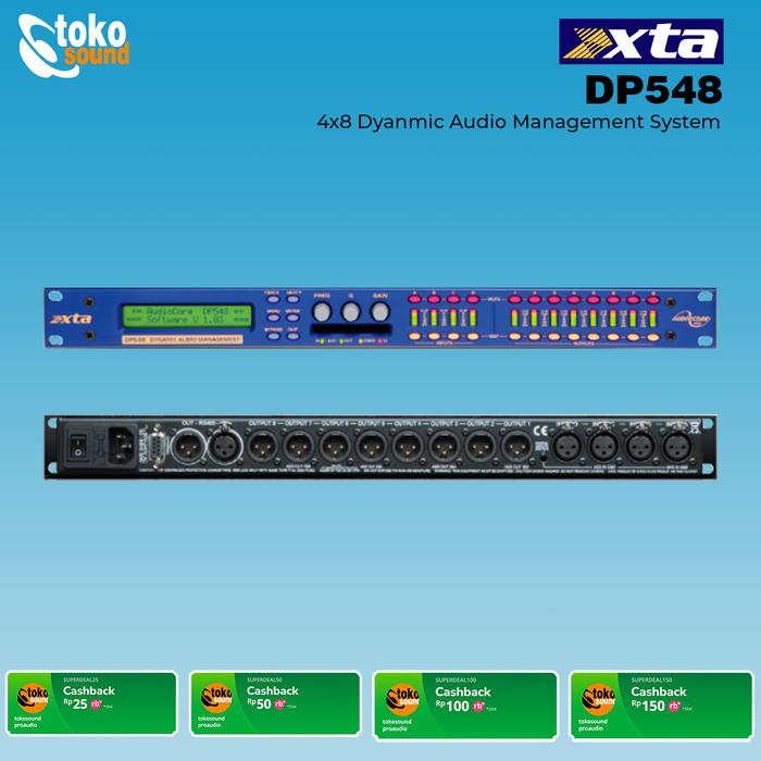 Jual XTA DP548 DP-548 Dynamic Audio Management System ORIGINAL MADE IN ...