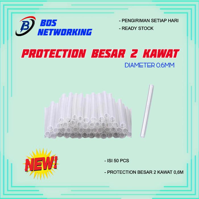 Jual Protection Sleeve Dropcore Fiber Optik Besar 2 Kawat Isi 50pcs ...