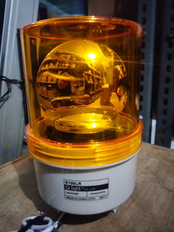 Jual Warning Light LED Revolving S100LR-BZ-220V-A With Buzzer QLight ...