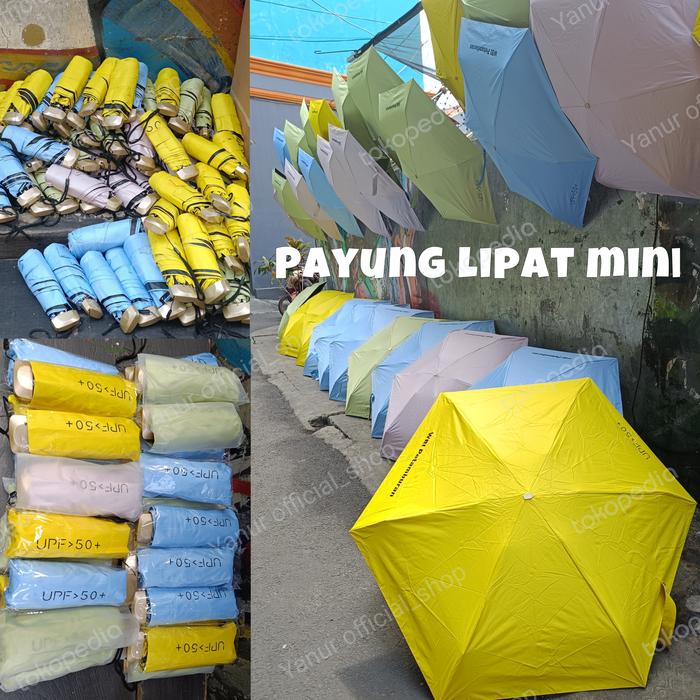Jual payung lipat mini custom logo/payung lipat mini anti uv/payung ...