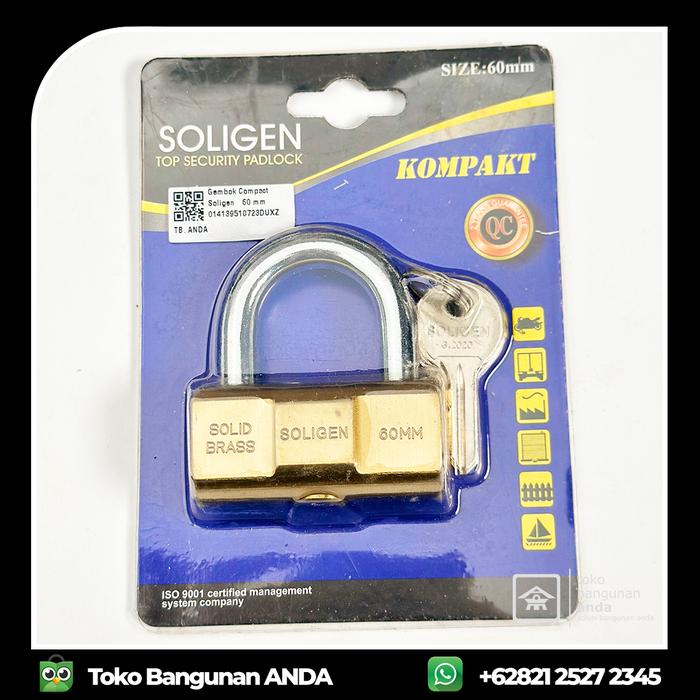 Jual GEMBOK COMPACT SOLIGEN 60mm - Kota Semarang - Toko Bangunan ANDA ...