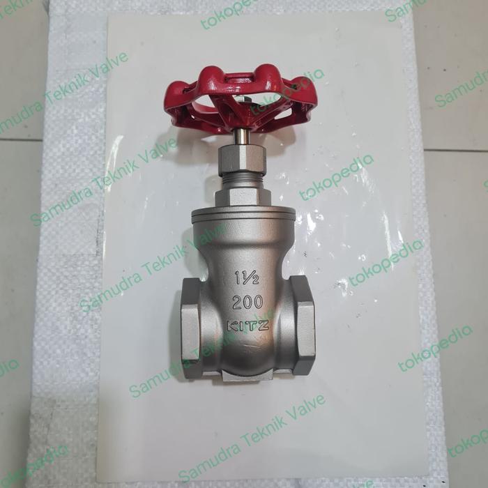 Jual GATE VALVE 1 1/2" KITZ STAINLESS - Jakarta Barat - Samudra Teknik Valve | Tokopedia
