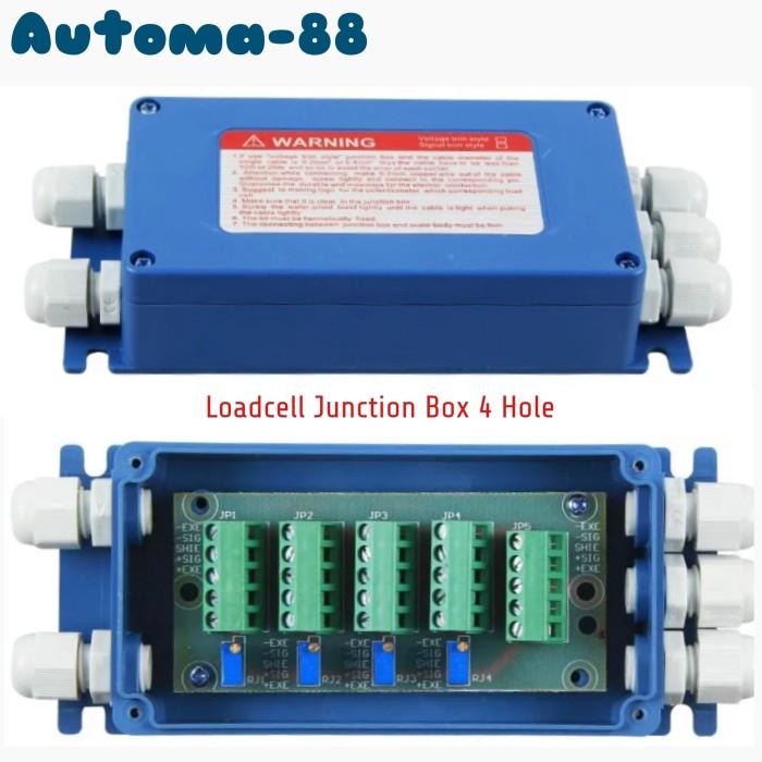 Jual Junction Box Load Cell Bridge Timbangan 4 6 8 Loadcell Stainless ...
