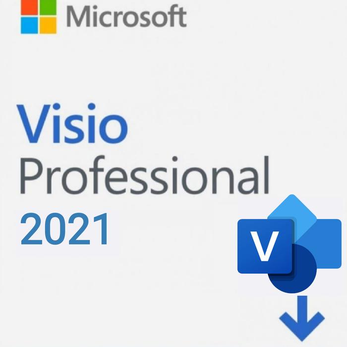 Jual Product key Visio 2021 Profesional Original Lifetime For 2 Device ...