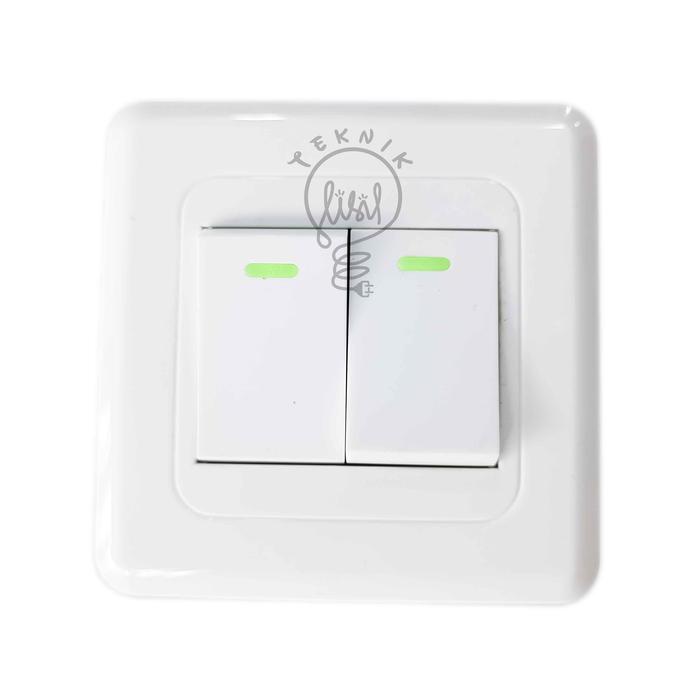 Jual SAKLAR DOUBLE GANDA INBOW DINDING TANAM DUTRON DV IBS 01 MURAH ...