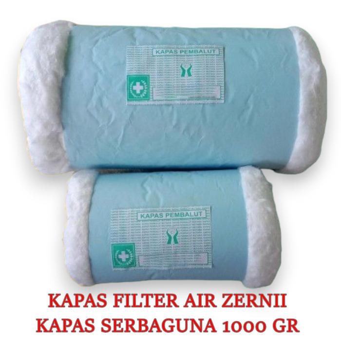 Jual Kapas Filter Air Zernii Refill 1000 gr Isi Ulang Saringan Air ...
