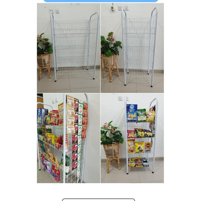 Jual Rak Chiki Rak Display Rak Snack Rak Jajan Warung Rak Serbaguna ...